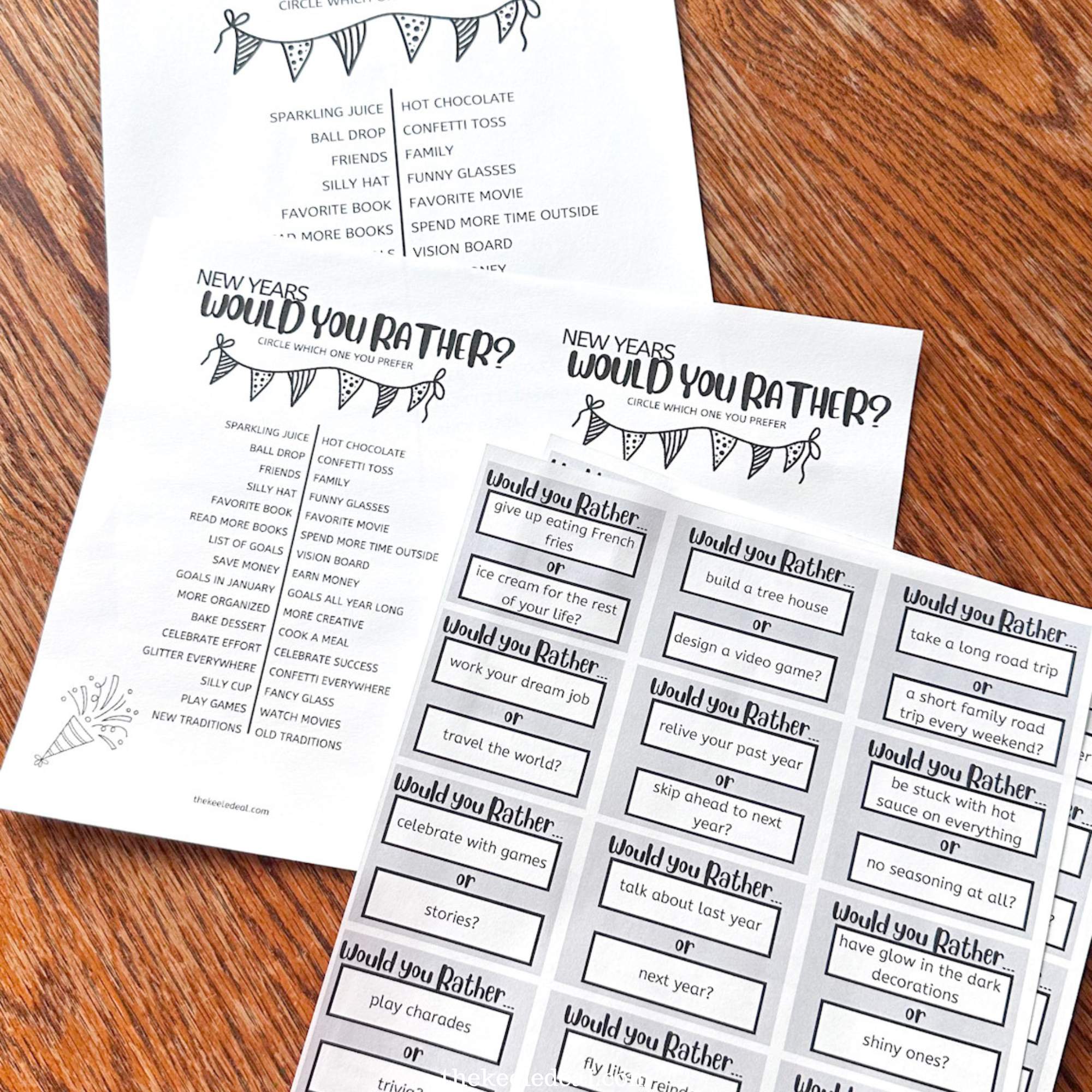 180 Best New Years Would You Rather Questions for Kids - The Keele Deal